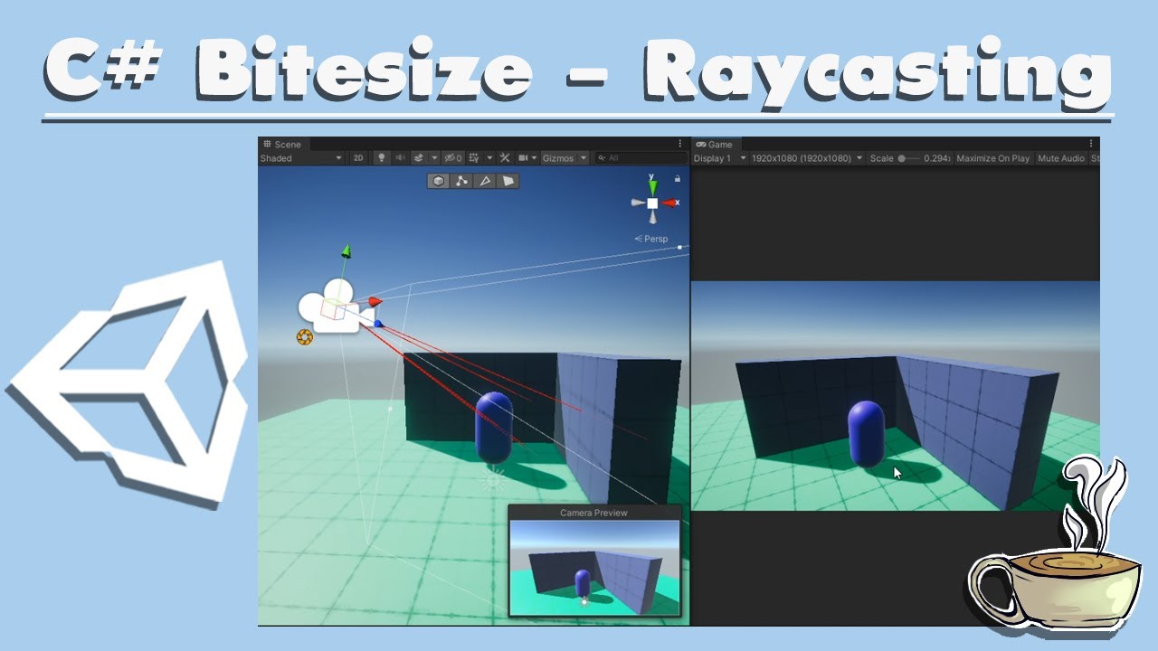 Unity C Bitesize Raycasting Beginner Youtube