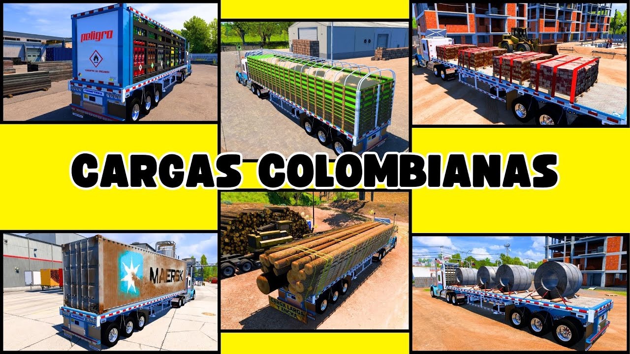 Mod De Las Mejores Cargas Colombianas Para Ats Trailer Roadkik American