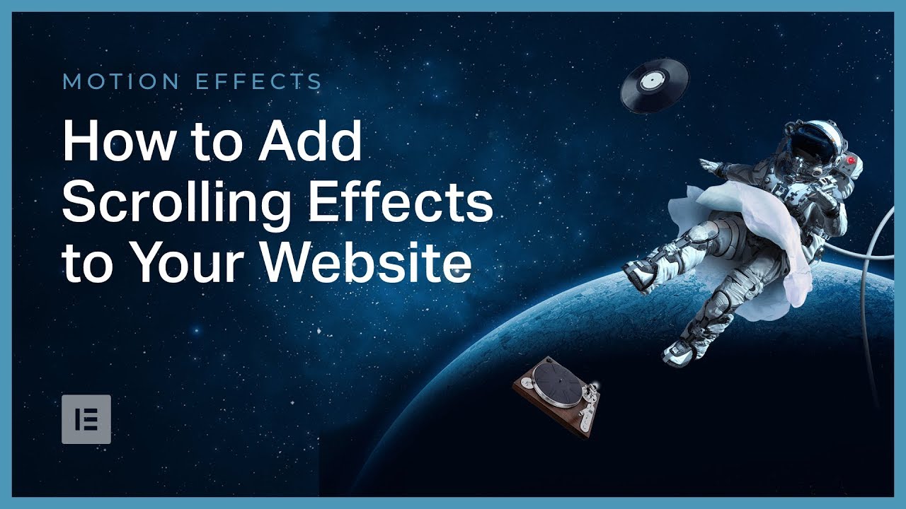 How To Add Scrolling Effects To Your Website Youtube
