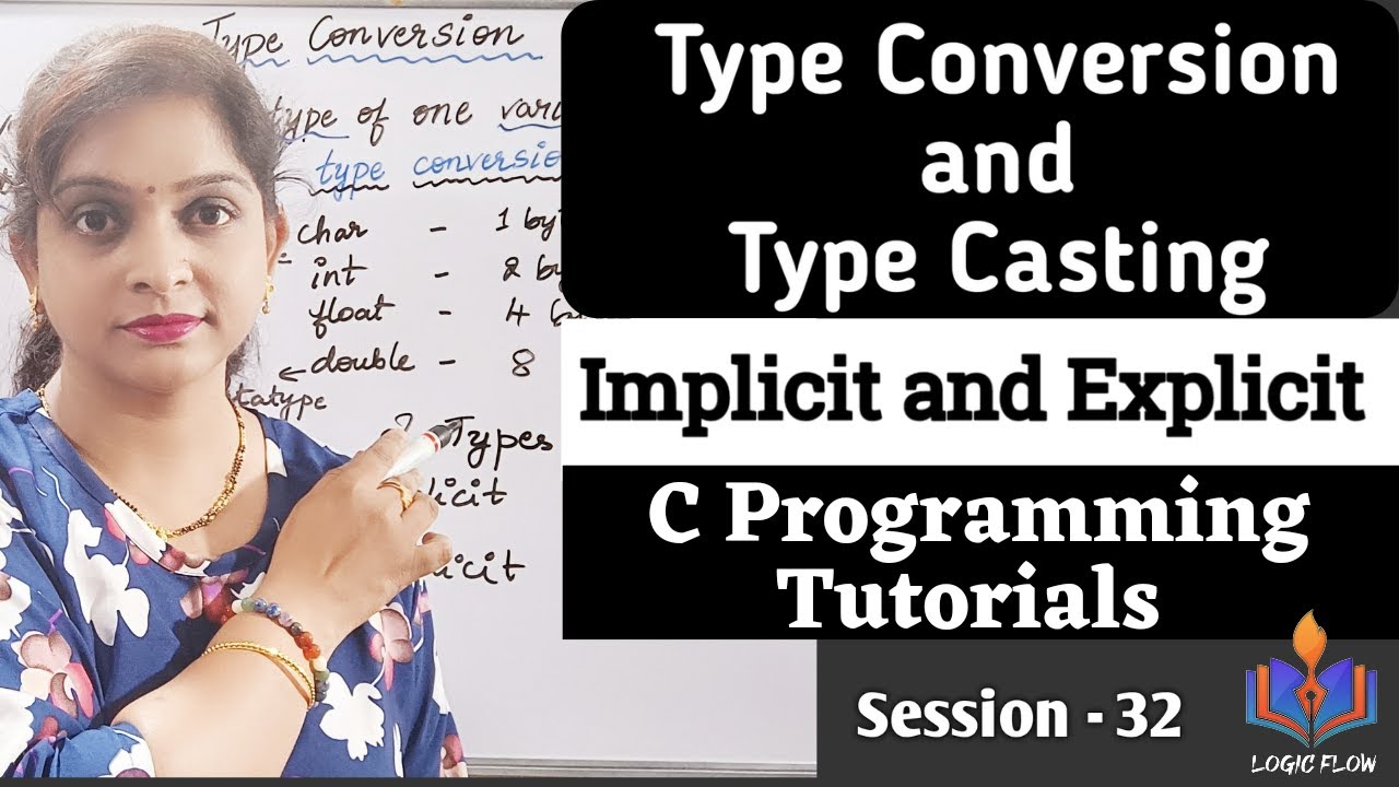 C 32 Type Conversion And Type Casting Session 32 Type Conversion