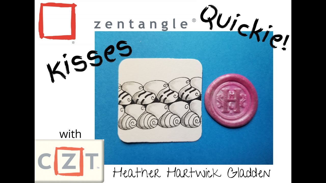 Kisses Zentangle Quickie Youtube