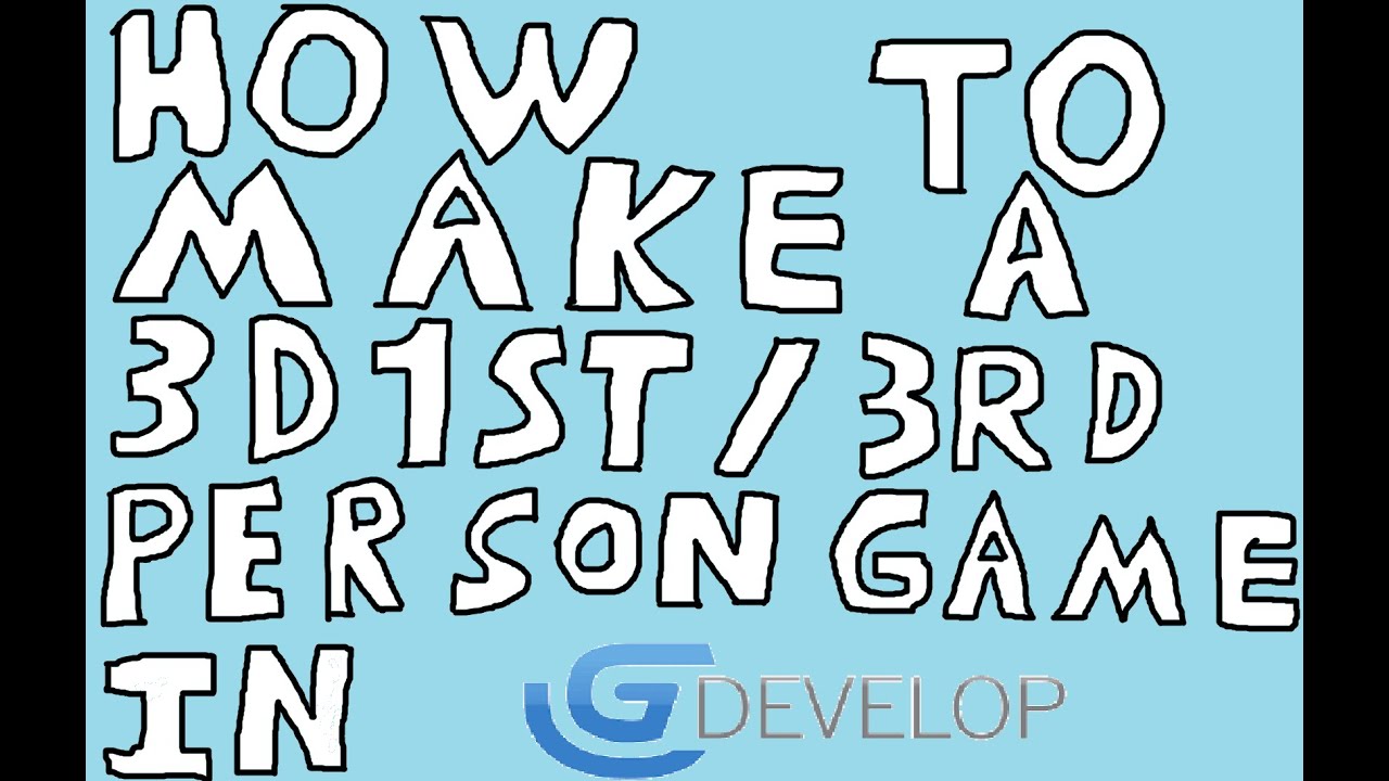 3d Gdevelop Example Youtube