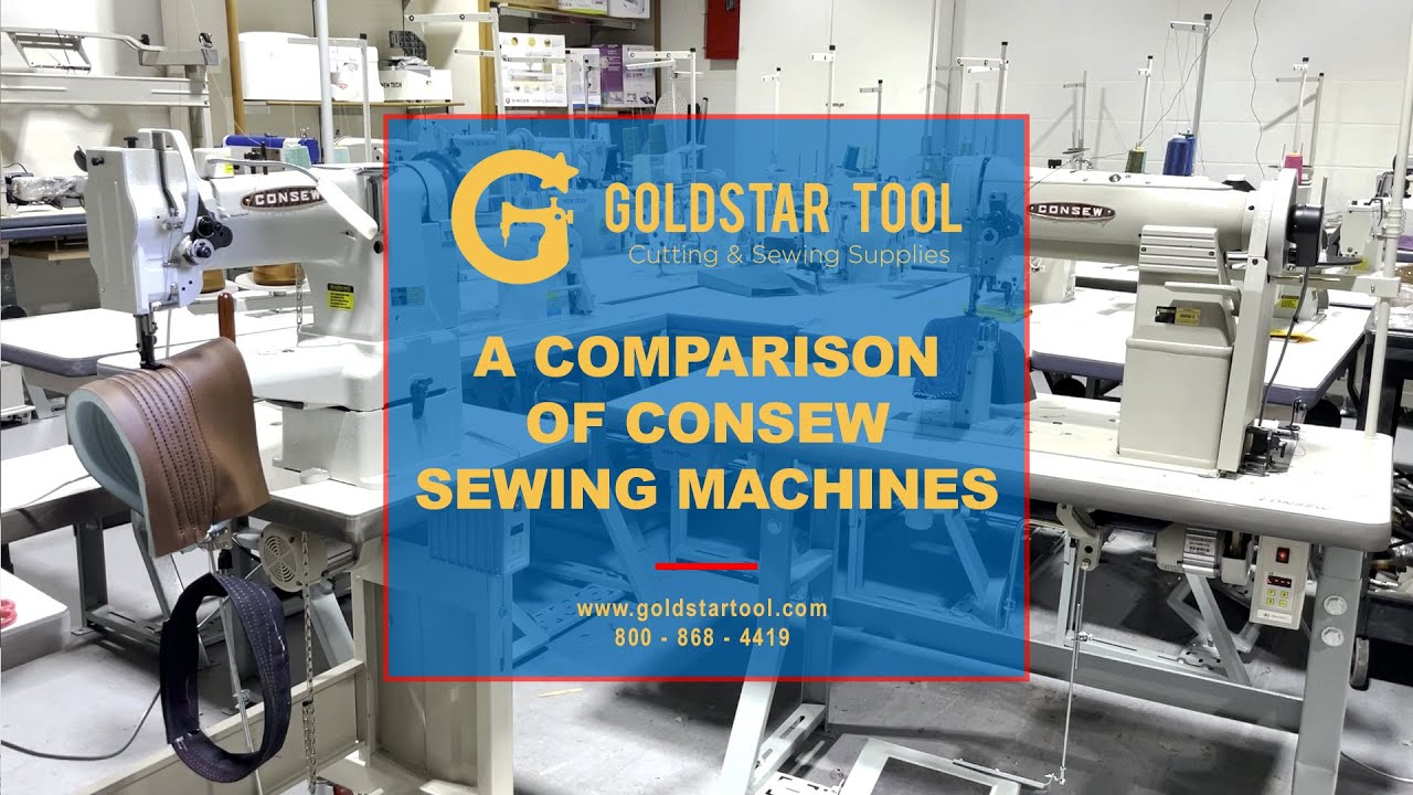 Product Showcase A Comparison Of Consew Sewing Machines