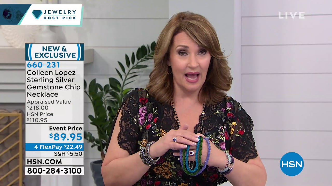 Hsn Colleen Lopez S Jewelry Picks 04 23 2019 11 Pm Youtube