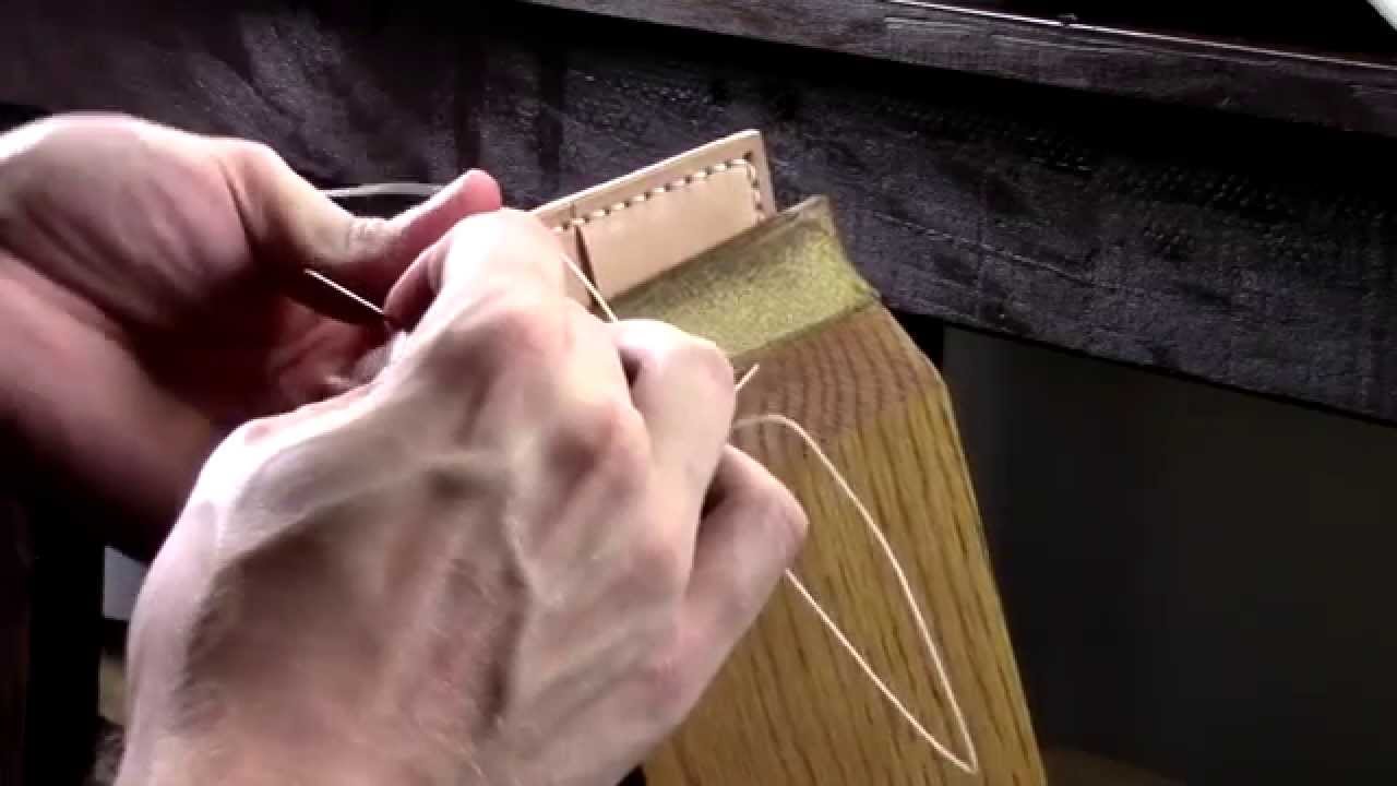 Leather Saddle Stitching