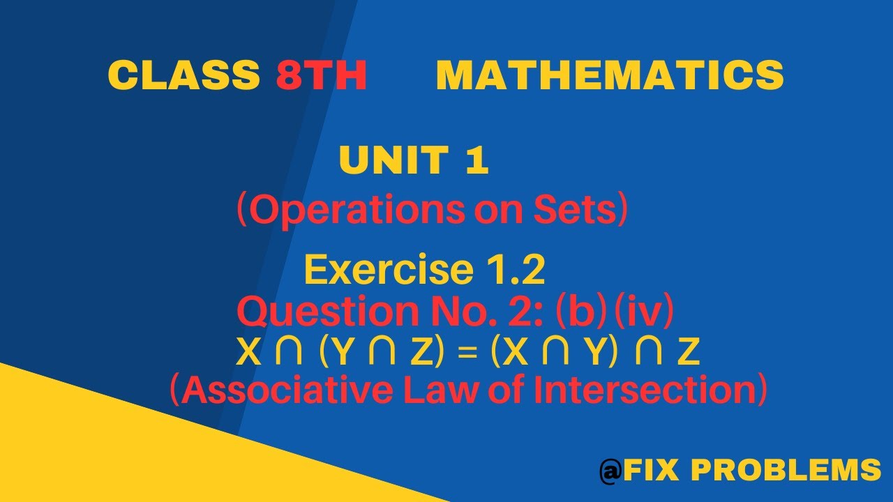 Class 8 Maths Unit 1 Exercise 1 2 Question No 2 B Iv Ptbb