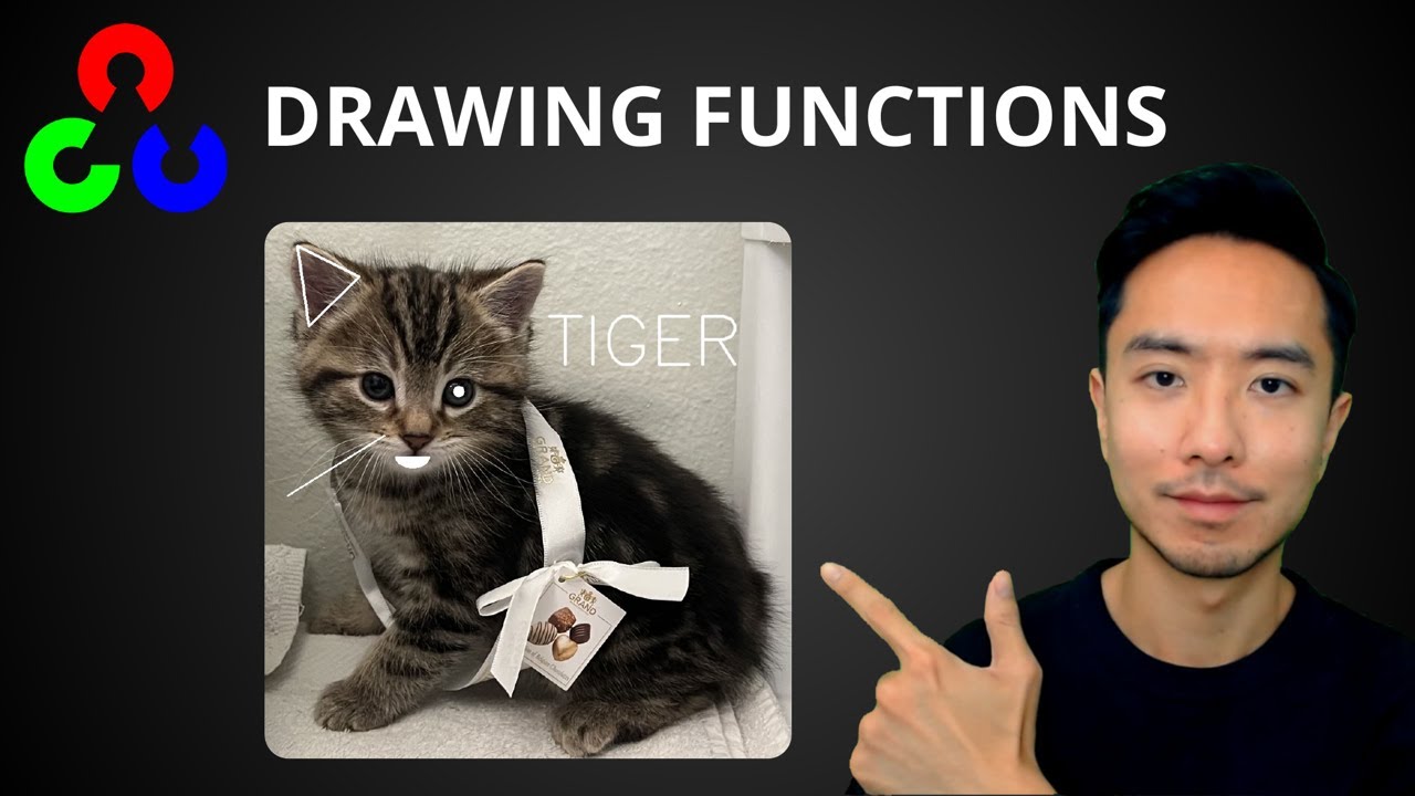 Opencv Python Drawing Functions Youtube