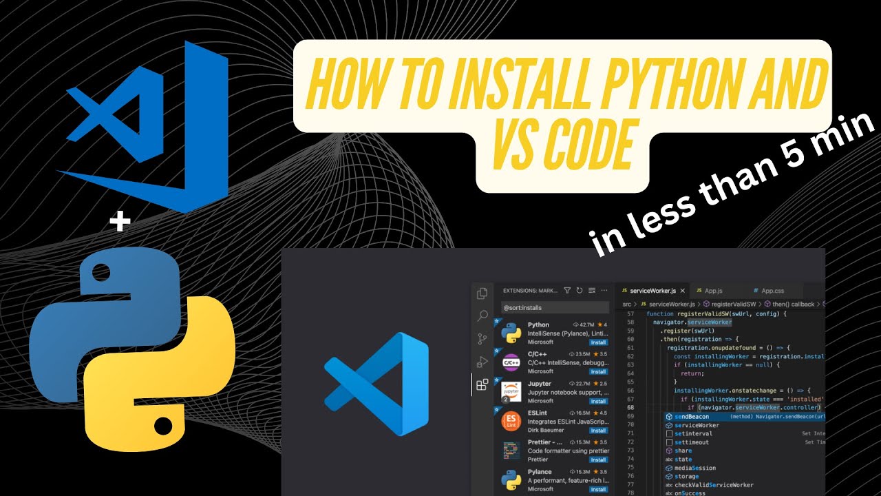 How To Install Python And Vs Code In Less Than 5 Minutes Youtube