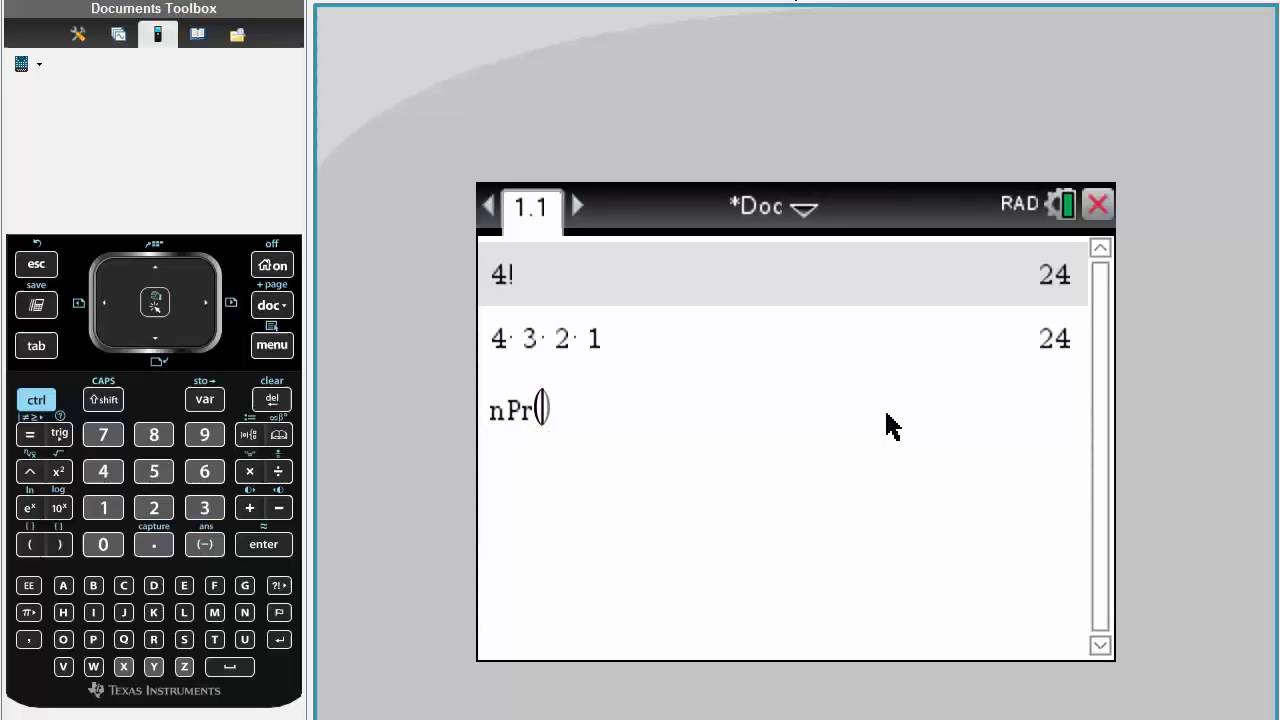 Ti 83 Tutorial Combination Permutation Factorial