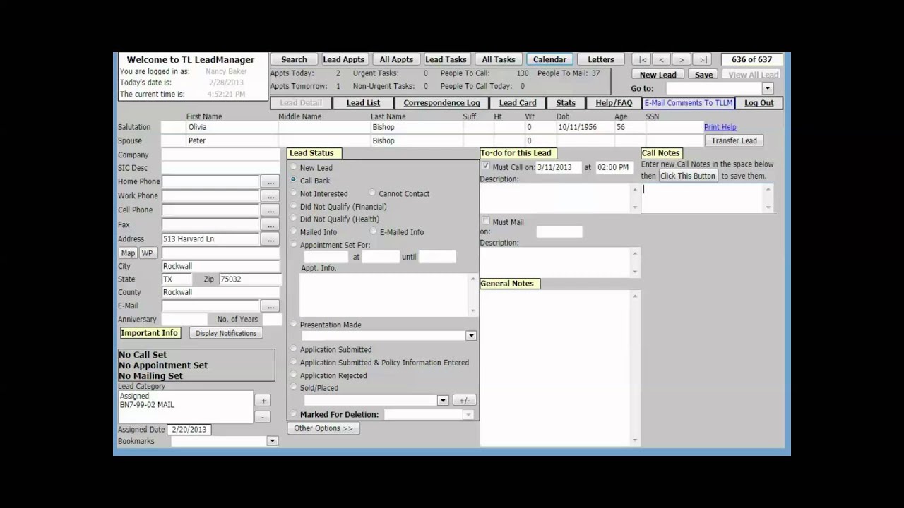 Tl Leadmanager Basic Overview Youtube