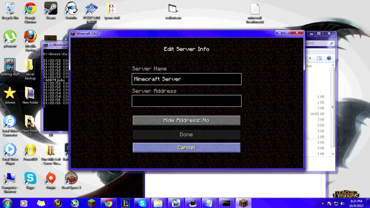 Minecraft Server Tutorial Youtube