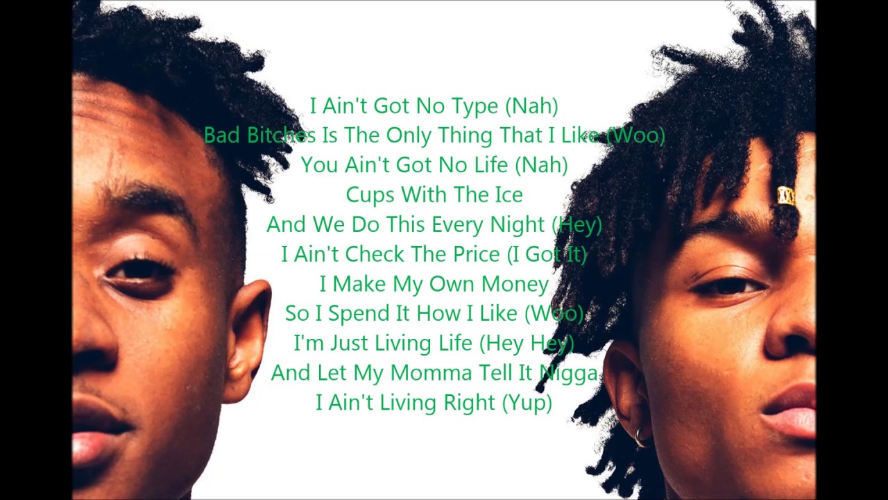 Rae Sremmurd Notype Lyrics Youtube