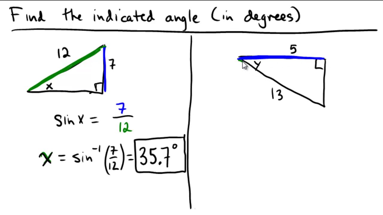 Trigonometry Triangle Angles