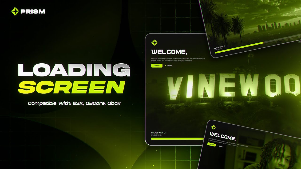 Loading Screen Simple Easy Config Fivem Script Standalone Esx
