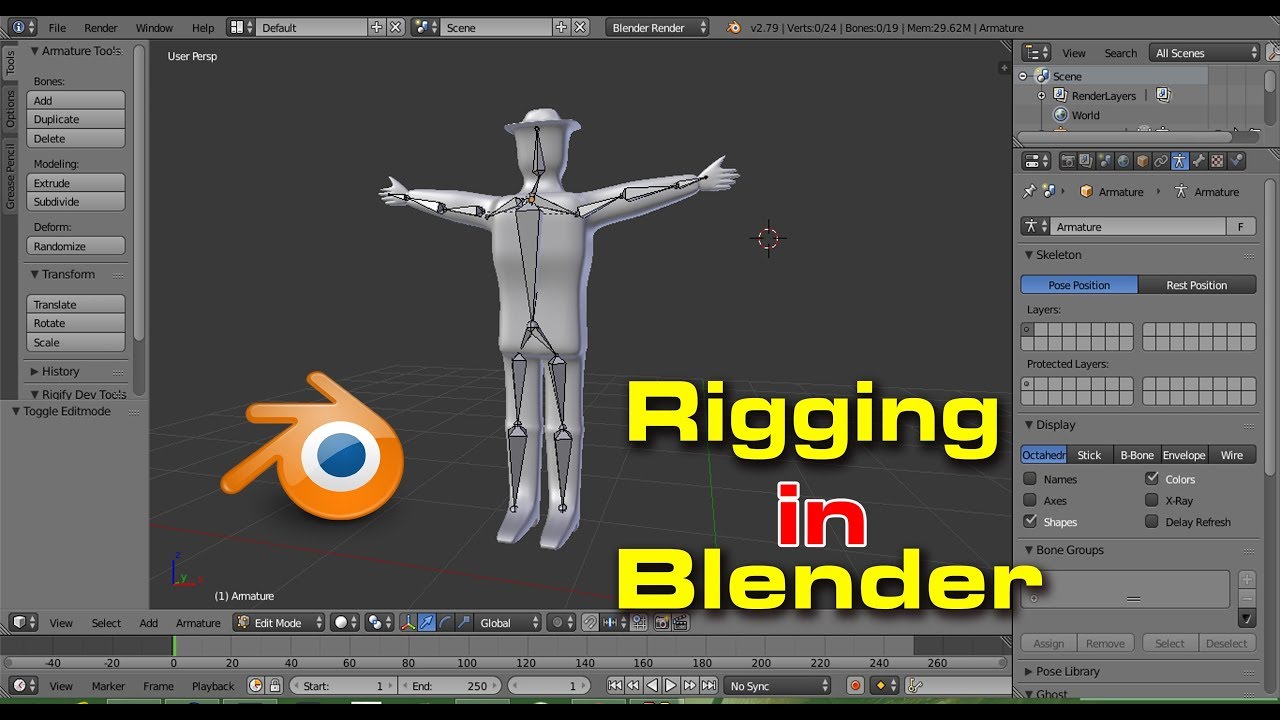 Rigging Blender
