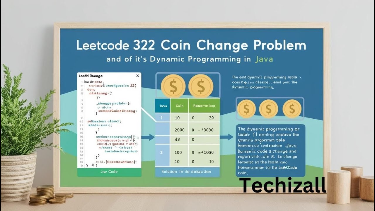 Coin Change Leetcode 322 Dynamic Programming Java Solution