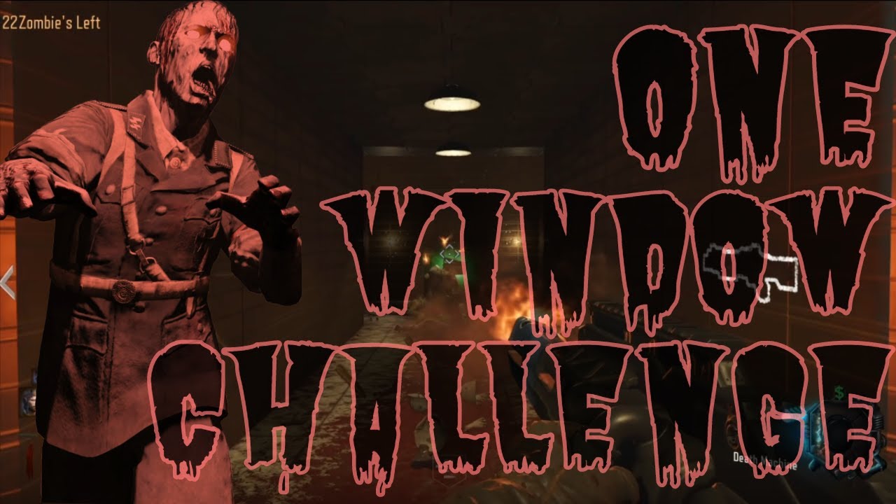 One Window Challenge Cod Custom Zombies Youtube