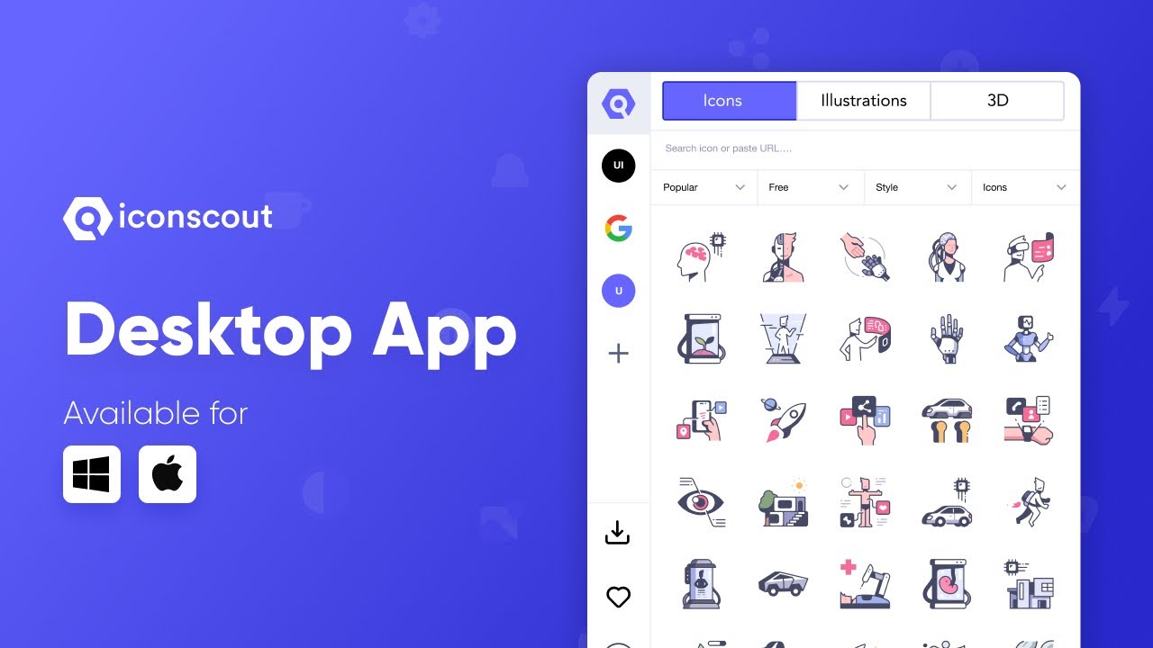 Iconscout Desktop App For Mac And Windows Youtube