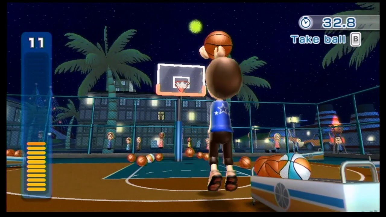 Wii Sports Resort Basketball Stream Youtube