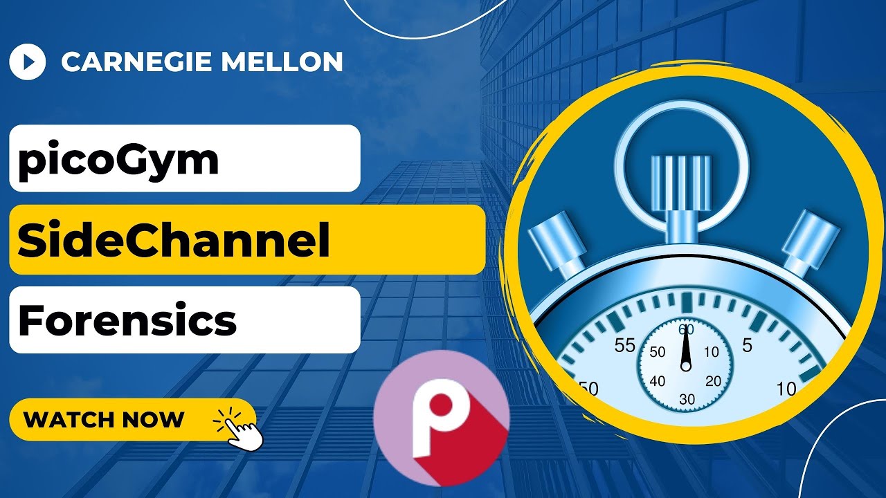 Picogym Picoctf Exercise Sidechannel Youtube