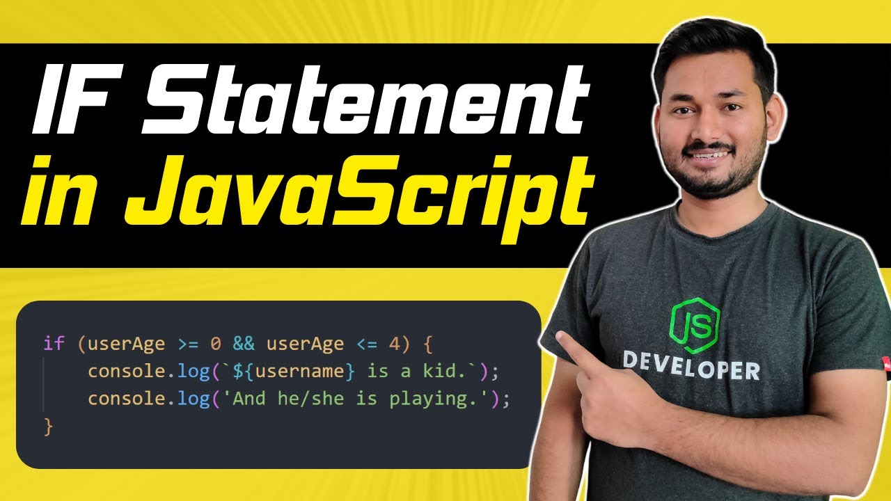 Decision Making In Javascript Using If Statement The Complete