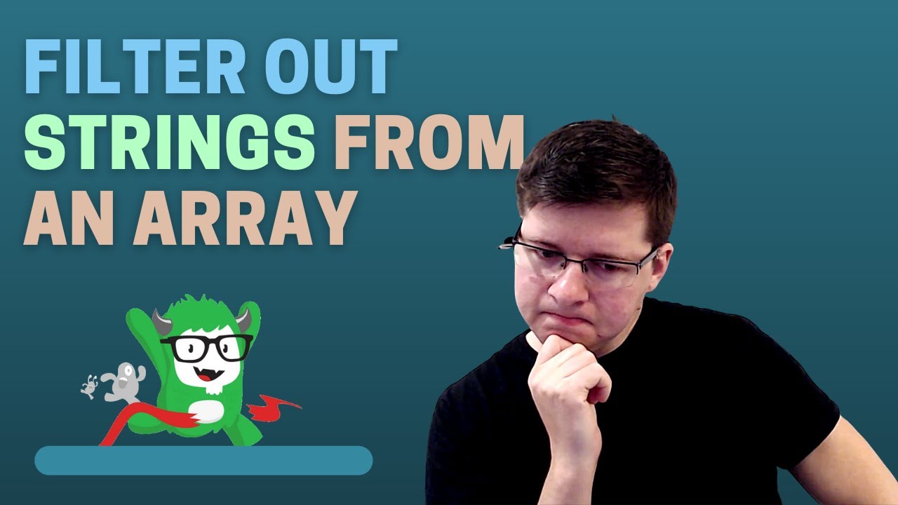 Edabit Filter Out Strings From An Array Javascript Solution Youtube