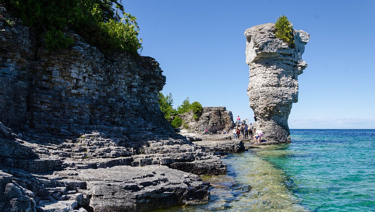 Flowerpot Island Tobermory Ontario Best Flower Site