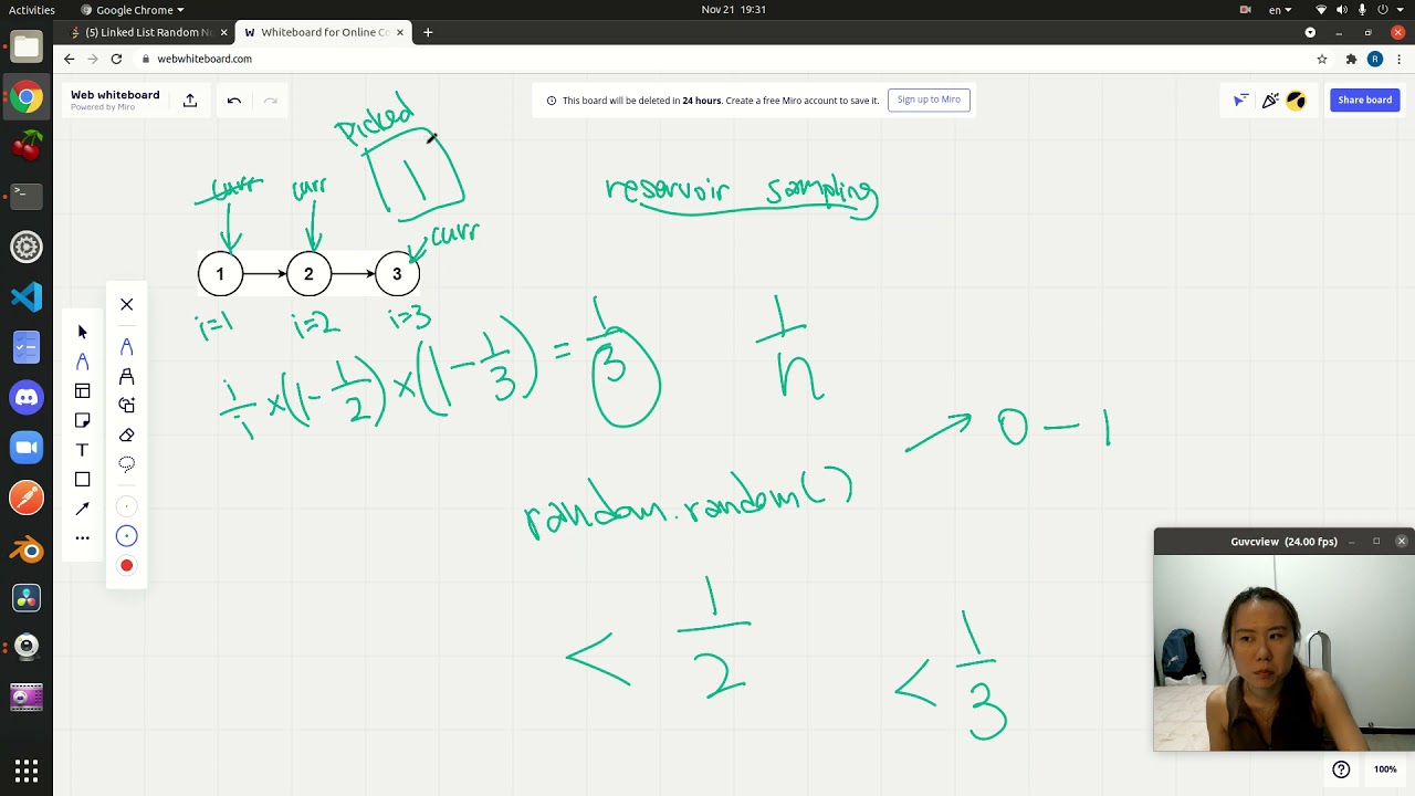 Leetcode 382 Linked List Random Node Python Youtube