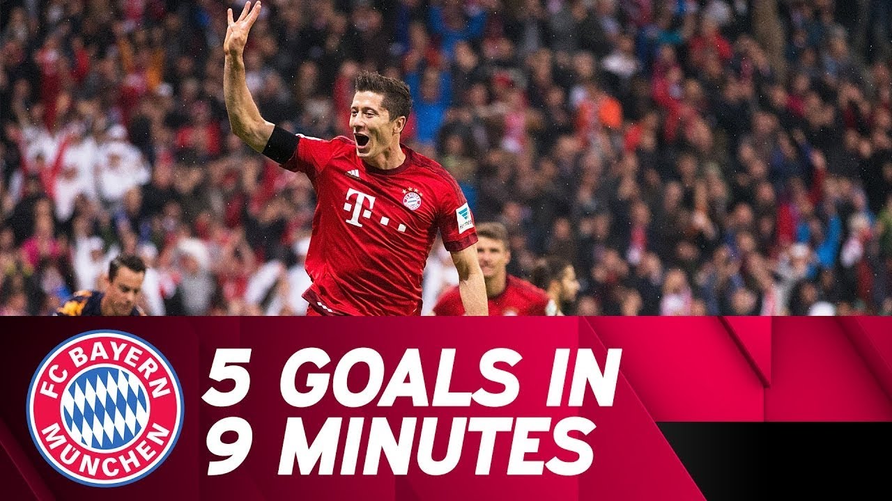 5 Goals In On Match Robert Lewandowski Is Unbelievable 5 Goals In 9