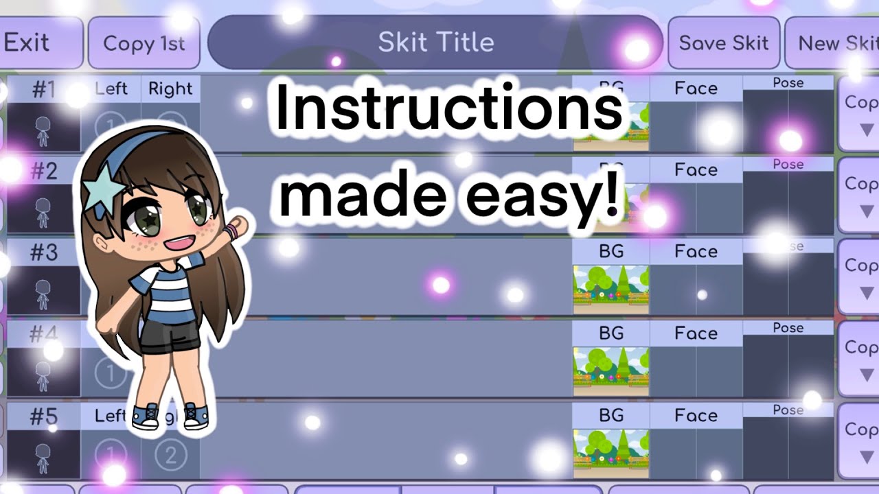 Skit Maker Tutorial Gachalife Carol S Films Youtube