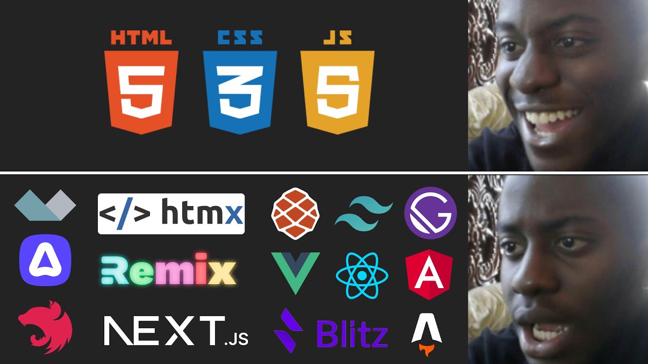 Testei 10 Frameworks Javascript Quais Prestam Youtube