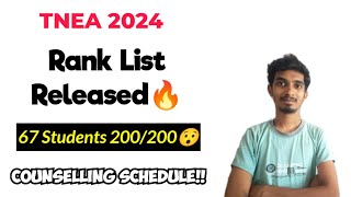 Tnea 2024 Rank List Released Cutoff Analysis Counselling Date Mcp Masters Mp3 Music & Mp4 video ...