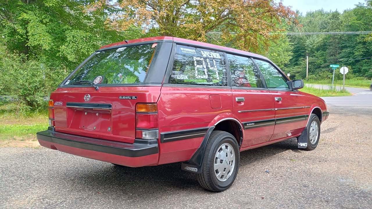 1989 Subaru Gl 4wd 5mt Wagon Farewell Tour Youtube