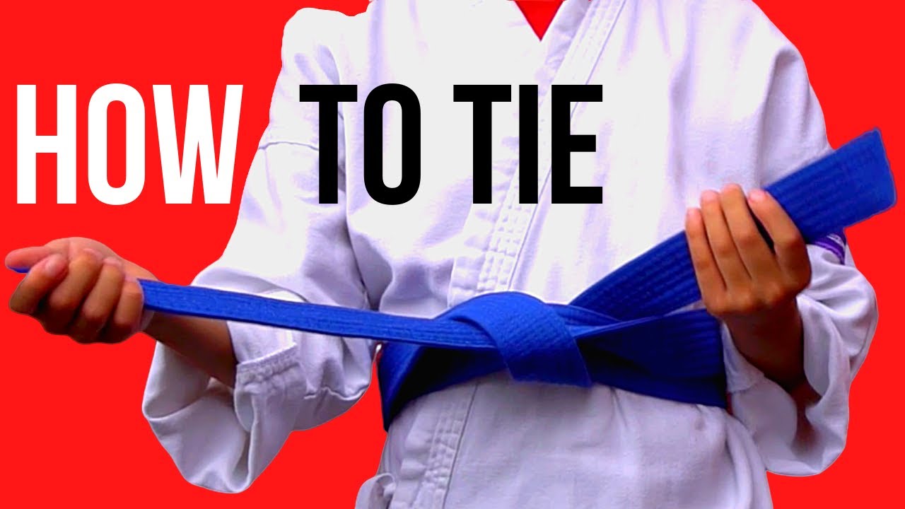 How To Tie A Karate Belt Youtube