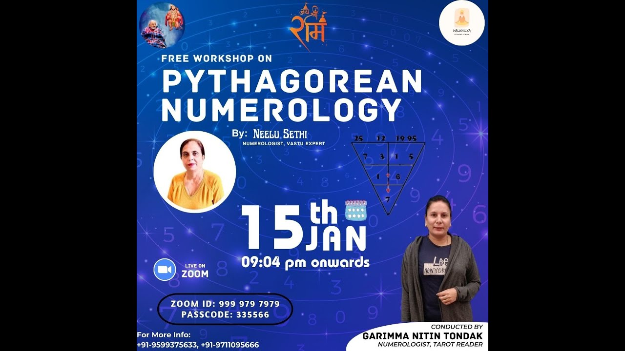 Free Workshop On Pythagorean Numerology Youtube