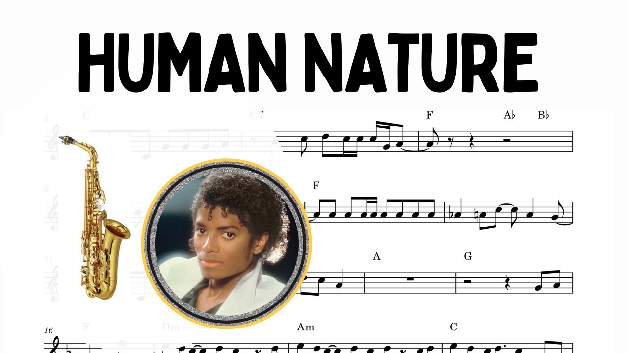 Human Nature Sheet Music To Alto Saxophone Beginners Youtube