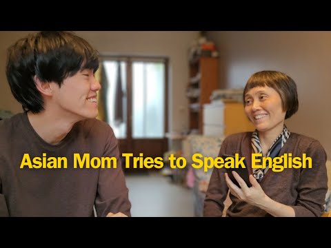 Asian Mom Attempts To Speak English Youtube