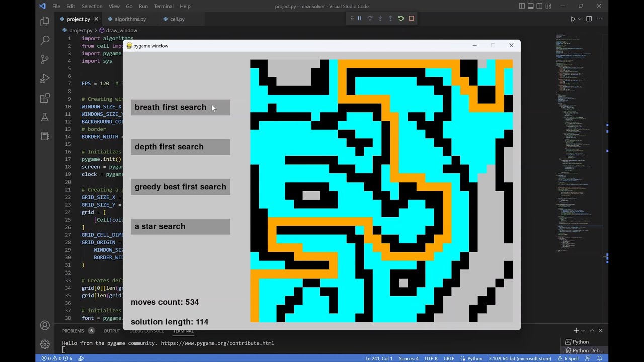 Search Algorithm Visualizer Youtube