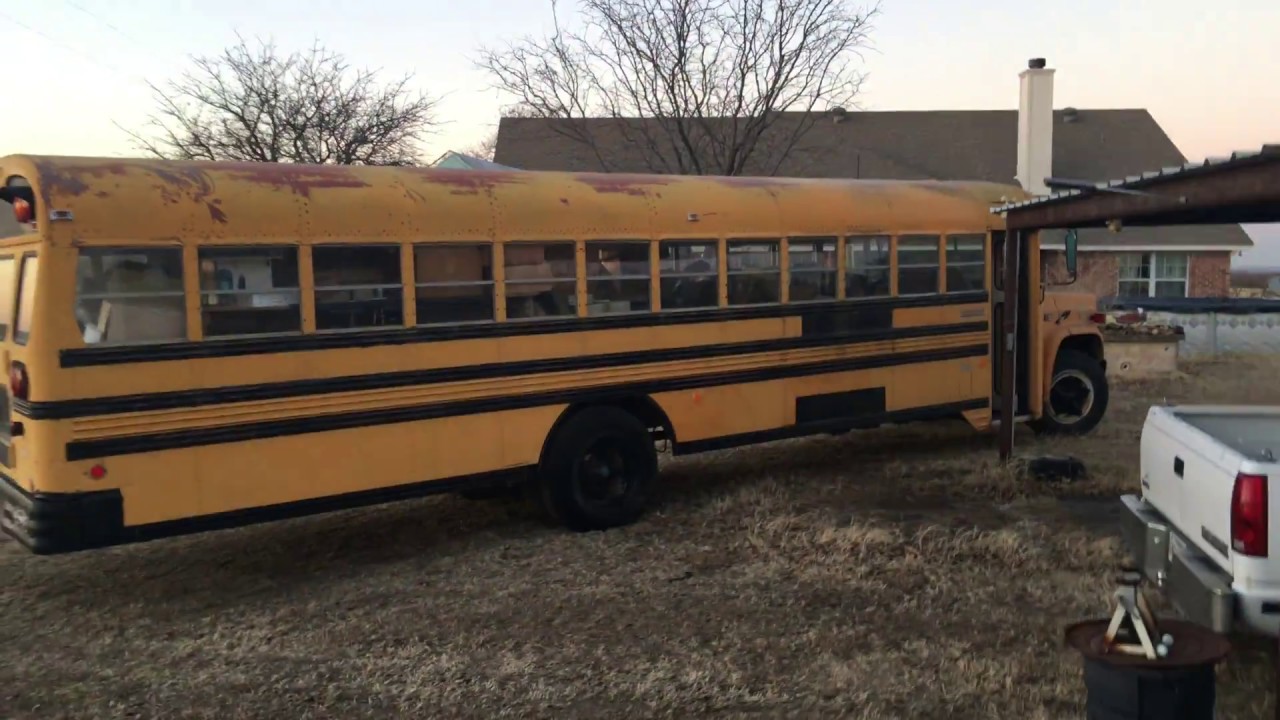 1986 Gmc Bluebird First Run In 5 Years Youtube