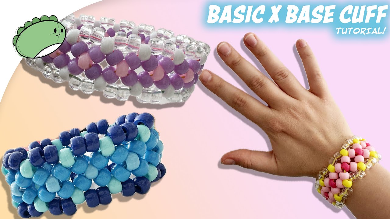 Basic Kandi Cuff Tutorial X Base Cuff Youtube