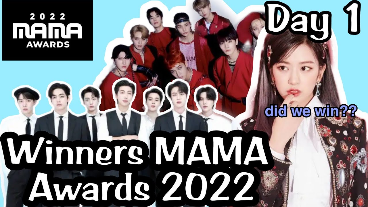 Clip News The Winners Day 1 Mama Awards 2022 Youtube