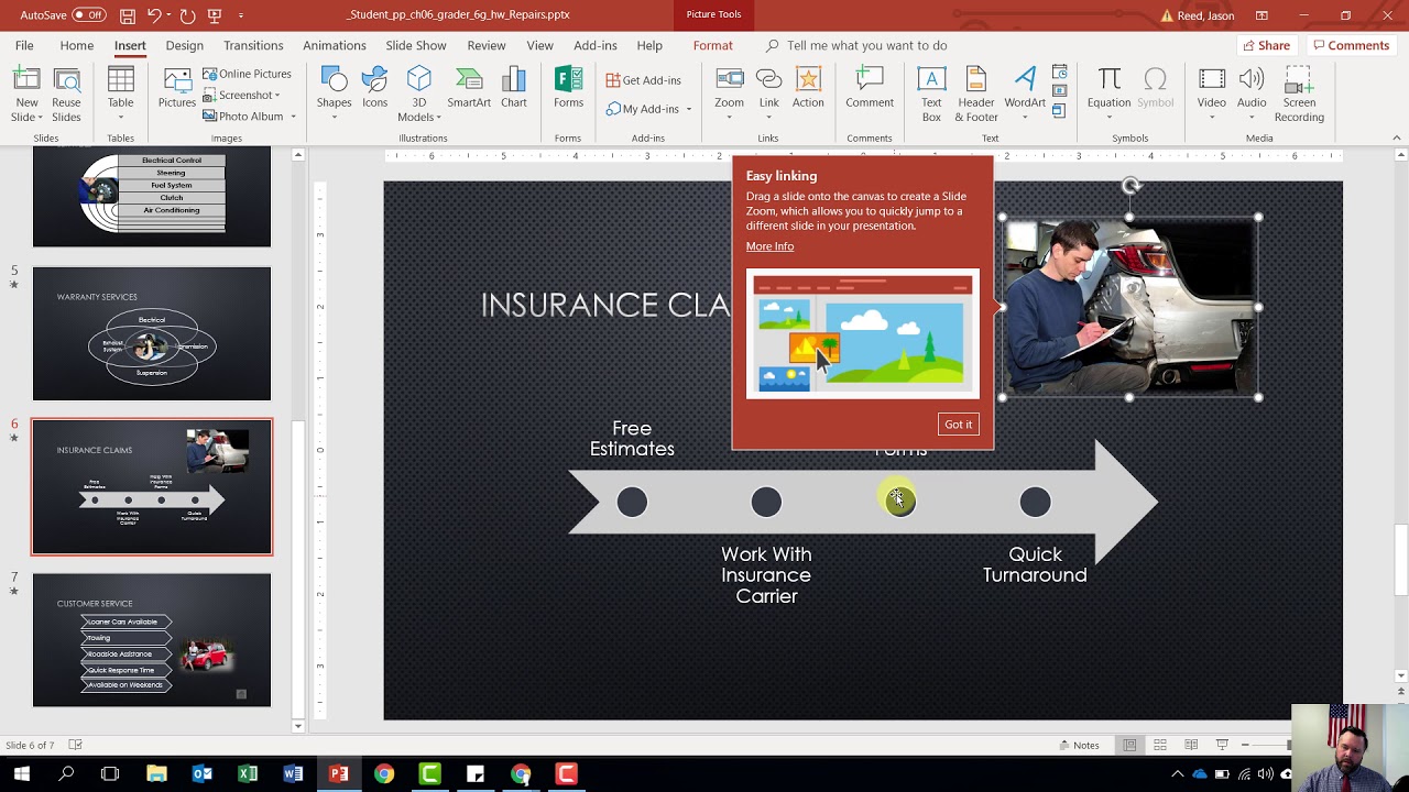 Cgs 1570 Powerpoint Chapter 6 Grader Project Walkthrough Youtube