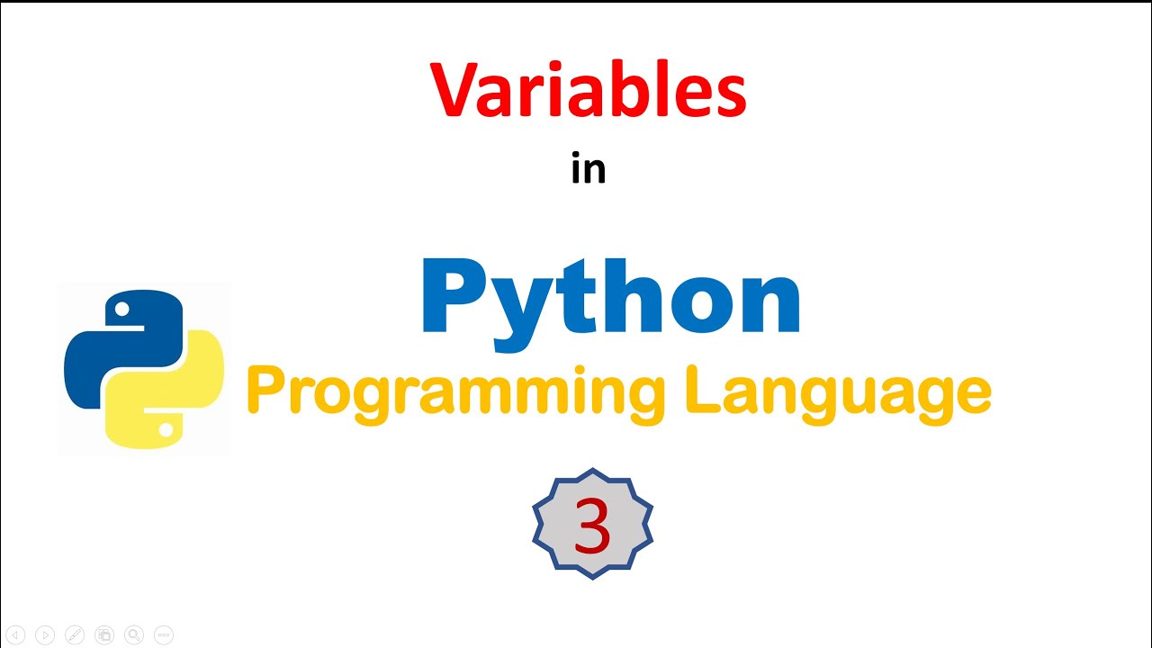 Variables In Python Python Programming For Beginners Youtube