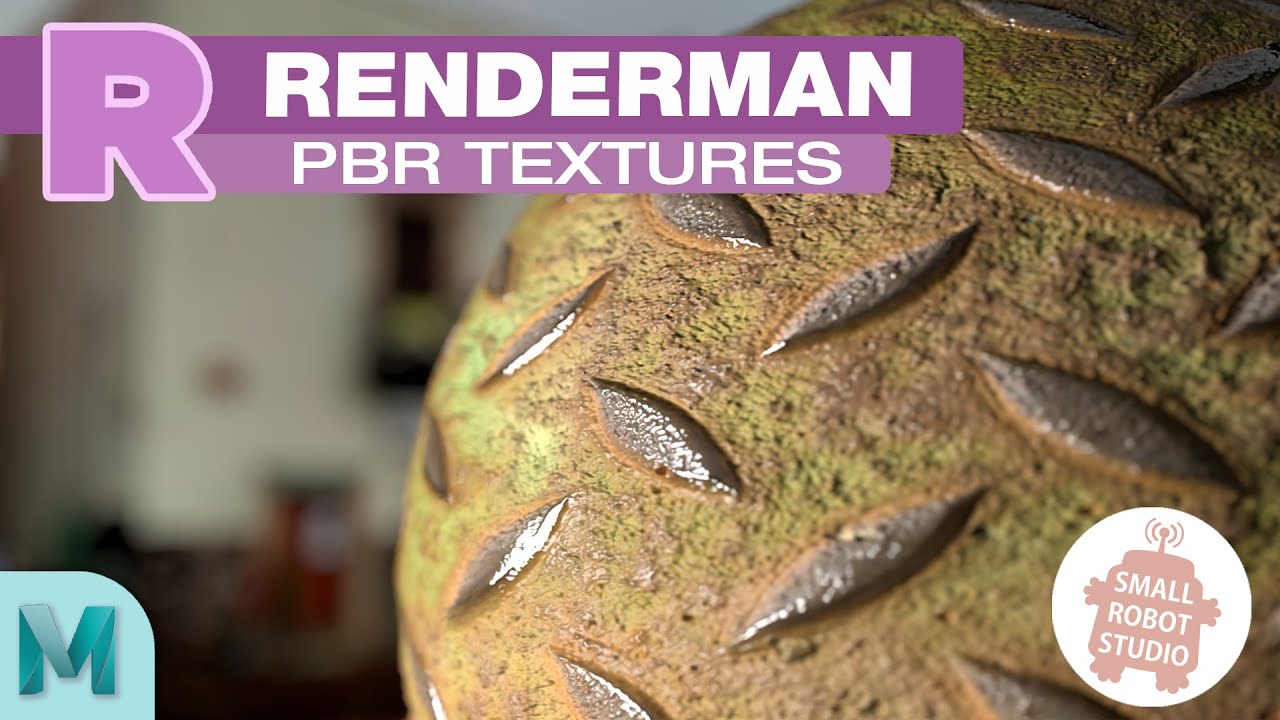Renderman 23 Pbr Textures Tutorial Youtube