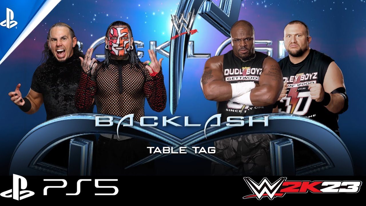 Hardy Boyz Vs Dudley Boyz Tables Match