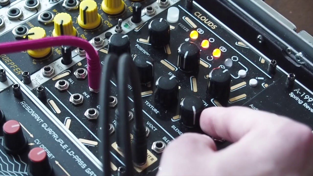 Mutable Instruments Clouds Resonator Demo Youtube