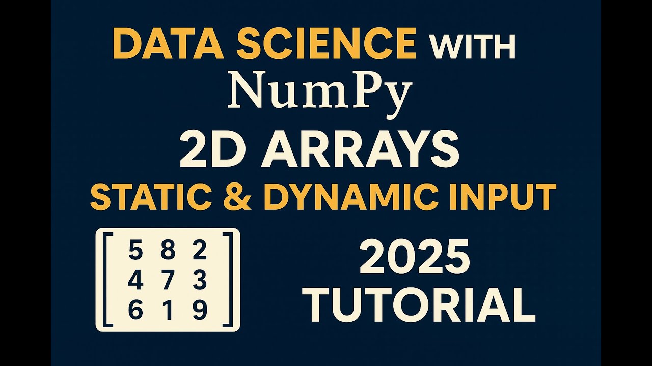 рџ ґv3 вђ Numpy рџћґ Dynamic Input In 2d Data Python Marksheet Example Data