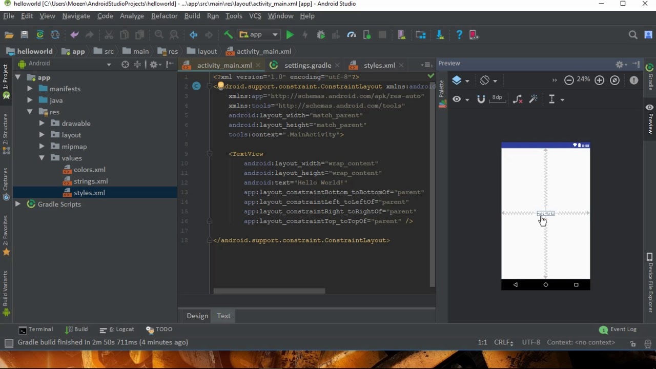 Android Studio Preview Timed While Rendering Tonsno