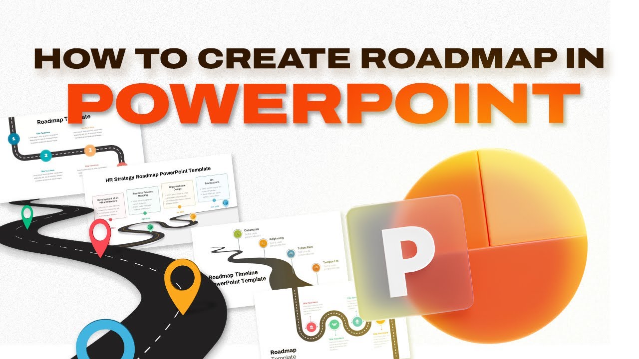 Road Map Powerpoint Template Dark Mode Roadmap Concept Powerpoint