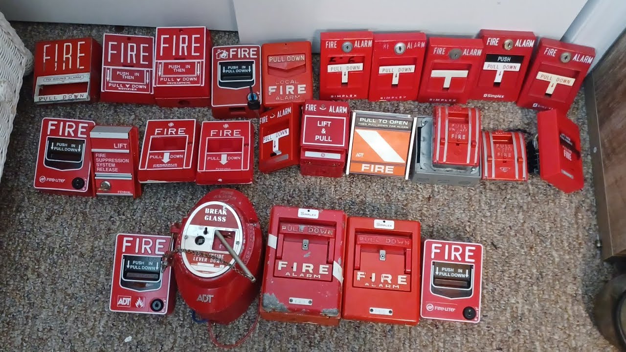 1k Subs Pulling And Resting 25 Different Fire Alarm Pull Stations And